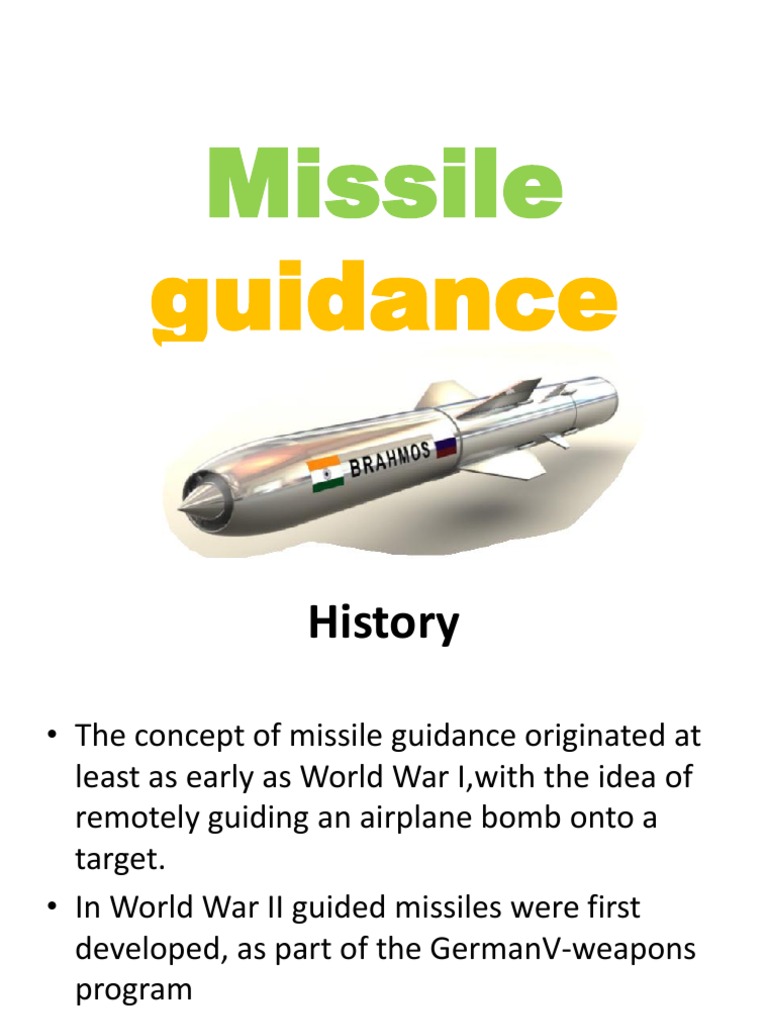 Missile Guidance | Missile | Tools