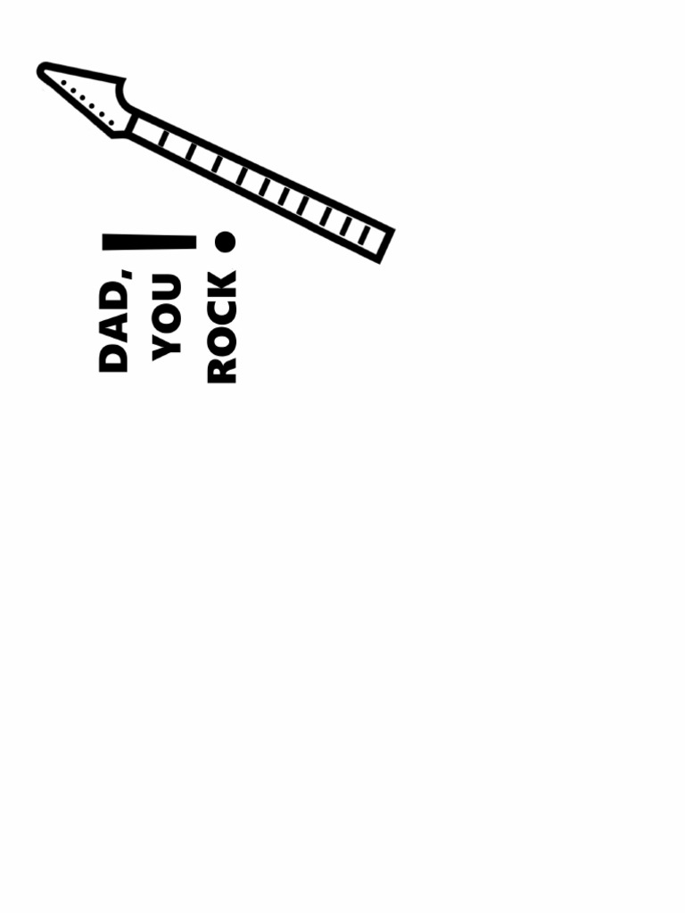 You Rock Card Printable | PDF