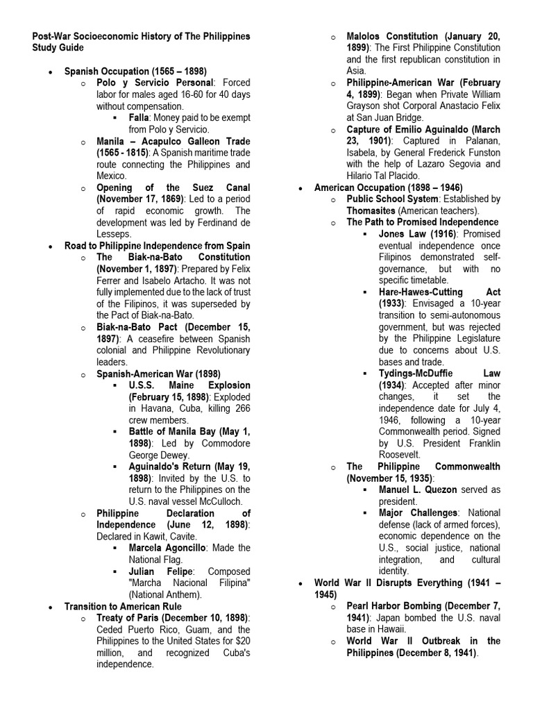 Post-War Socioeconomic History of the Philippines | PDF | Philippines
