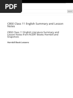 Class 11 English Notes | PDF