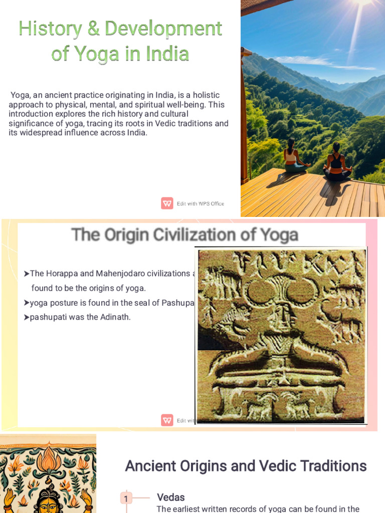 History and Development of Yoga in India | PDF | Yoga | Vedas