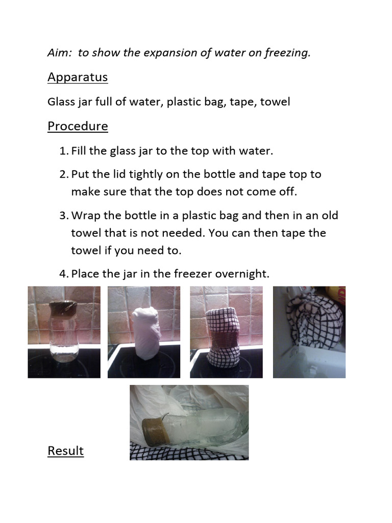 9 Water Freezes When It Expands | PDF