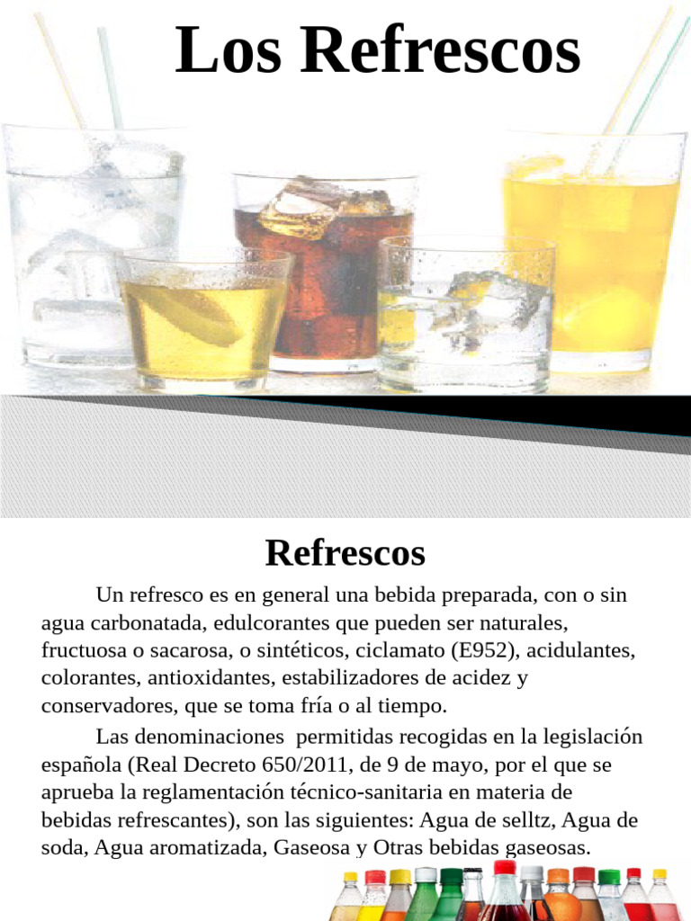 Los Refrescos | PDF | Refresco | Bebida