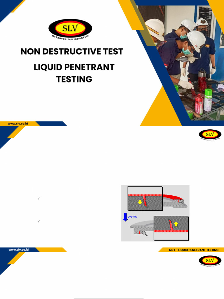 NDT Penetrant Test | PDF