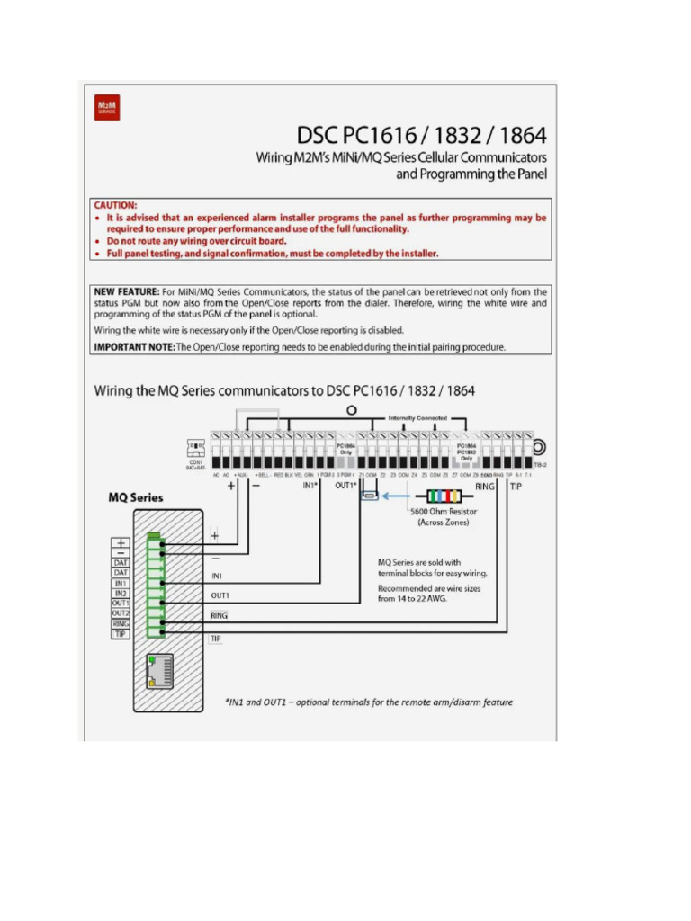m2m para Panel DSC | PDF