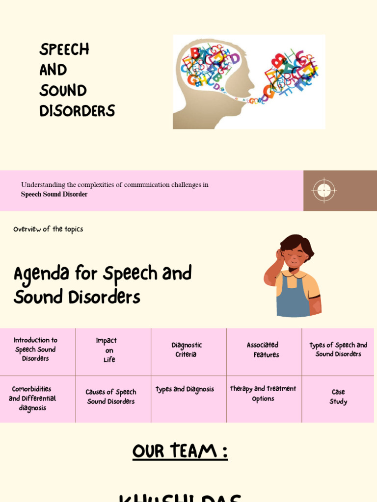 Understanding Speech Sound Disorders | PDF | Speech | Mental Disorder