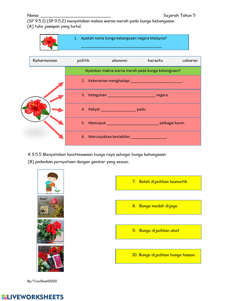 Bunga Raya Latihan | PDF