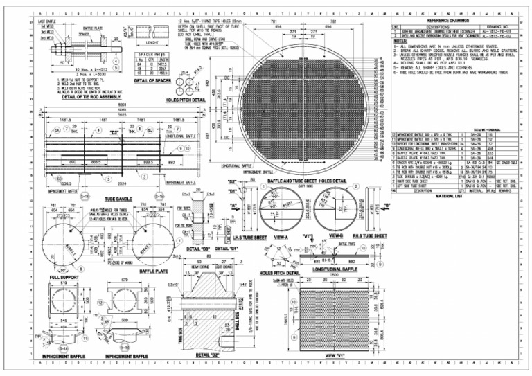 Design and Draft 2d and 3d Drawings for Heat Exchanger (3) | PDF