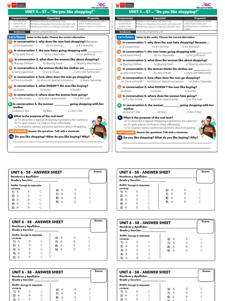 Unit 6 - Listening 8 - Ciclo Vii - 2023 | PDF | Chess Openings | Chess Theory