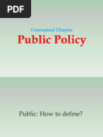 Key Characteristics of Public Policy | PDF | Policy | Governance