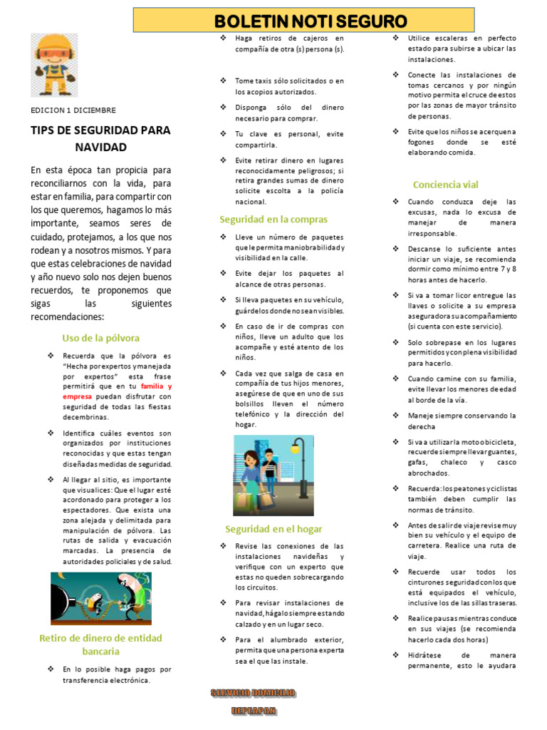 Boletin Noti Seguro Edicion 1 Diciembre | PDF