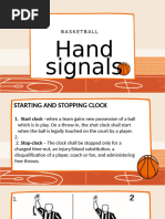 2024 25 Nfhs Basketball Signal Chart | PDF | Games Of Physical Skill ...