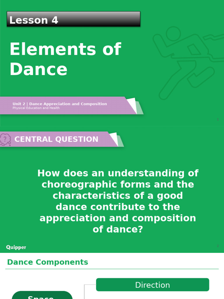 Four Elements of Dance Explained | PDF | Dances | Asymmetry