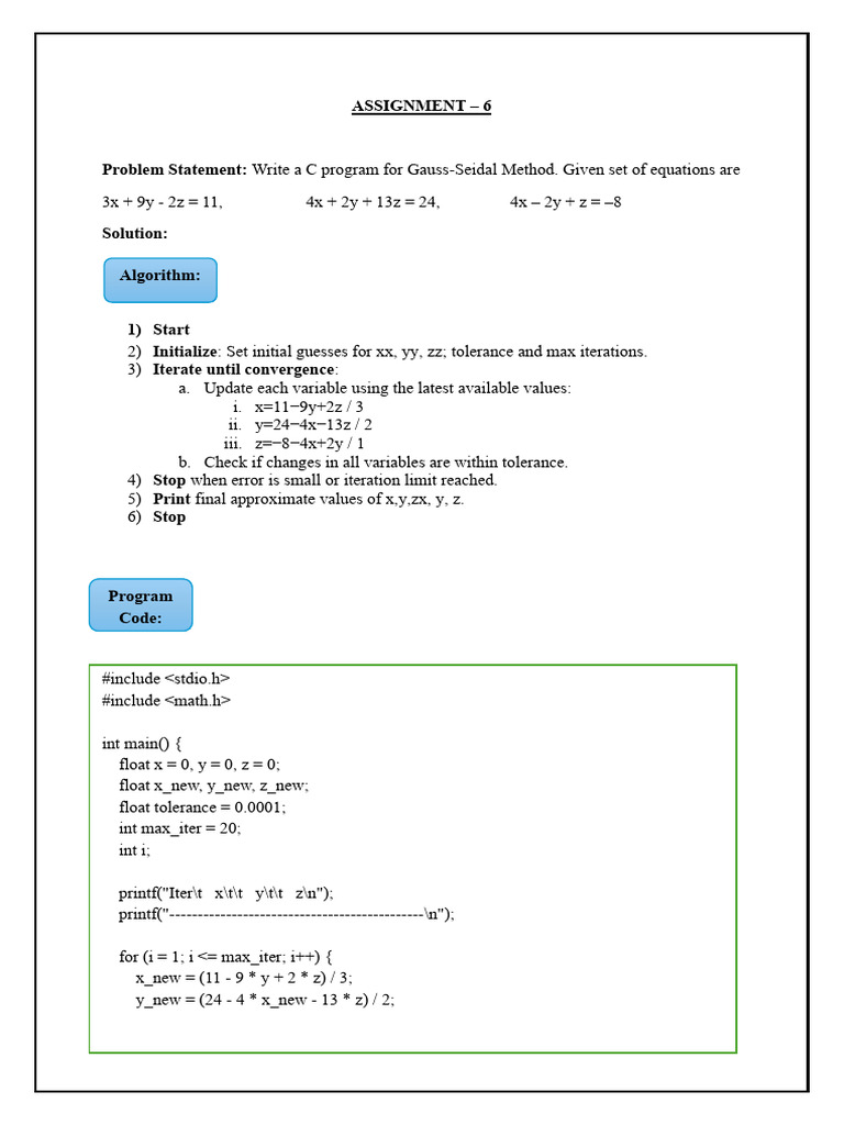 Assignment - 6 | PDF