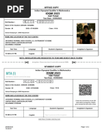 DAV Olympiad Instructions-1 | PDF