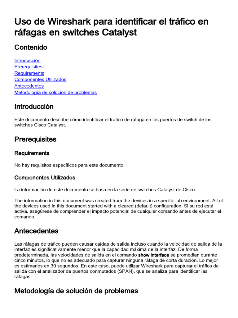 Technote Wireshark 00 | PDF | Hardware de la computadora | Redes de computadoras