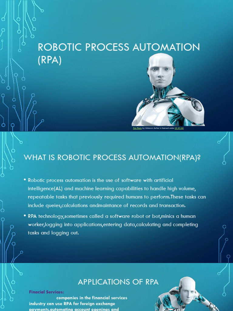 Robotic Process Automation (Rpa) | PDF | Automation | Robotics