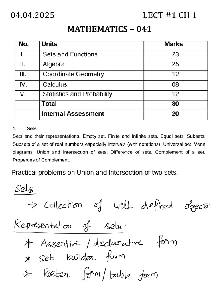 Lect #1 Ch1 04apr25 | PDF