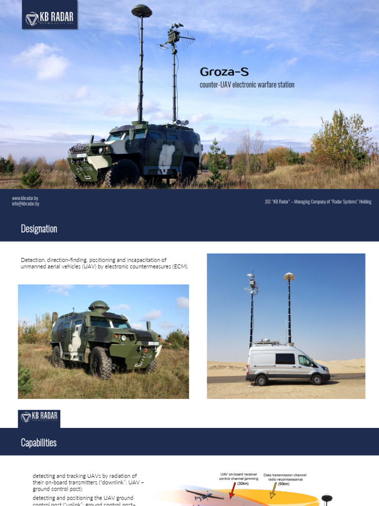 Groza-S: Advanced Counter-UAV System | PDF | Unmanned Aerial Vehicle ...