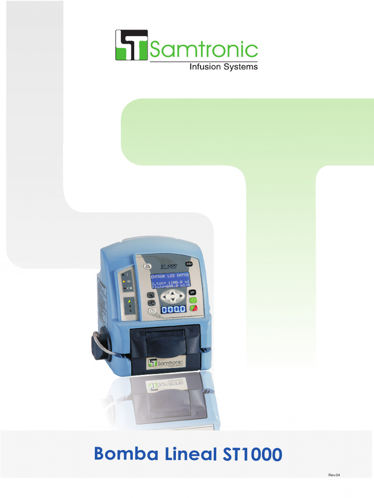 Bombas de Infusion Samtronic | PDF