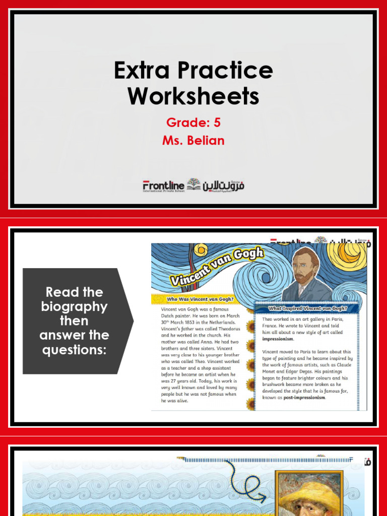 Extra Practice Worksheets: Click To Edit Master Title Style | PDF ...