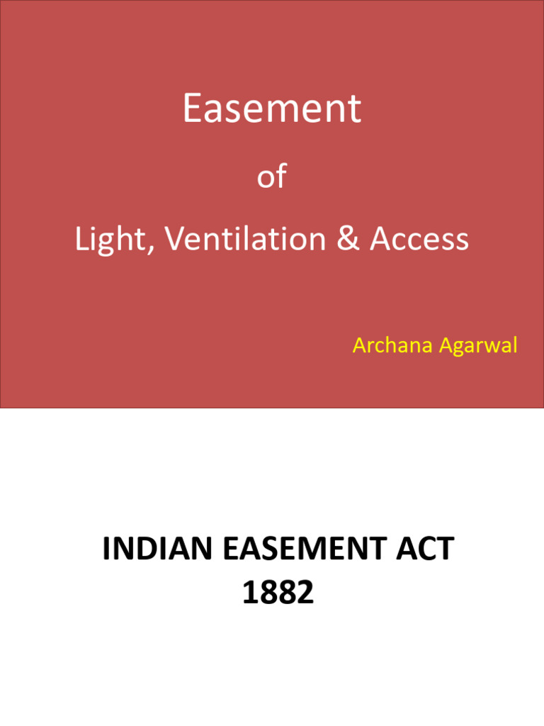Types of Easements Explained | PDF