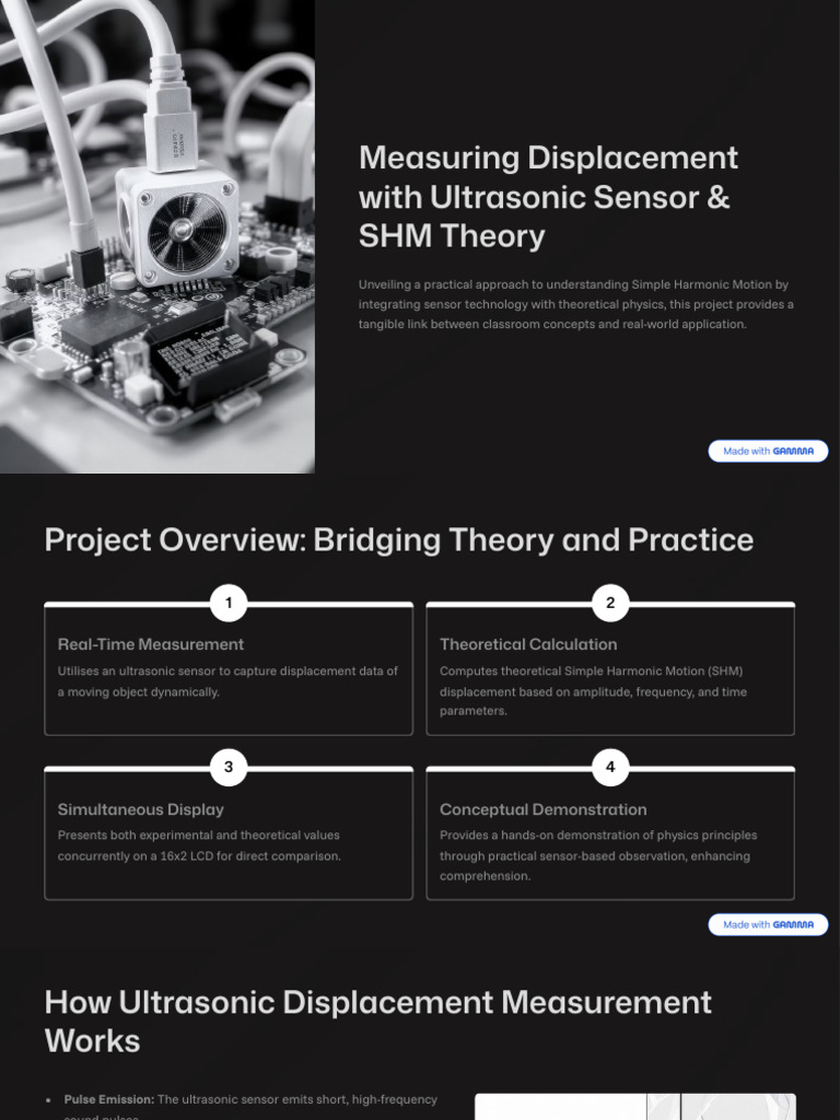 Measuring Displacement With Ultrasonic Sensor and SHM Theory | PDF ...