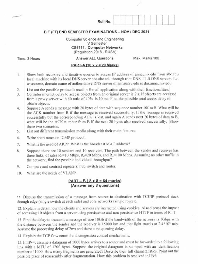 CN Endsem 21S5 | PDF