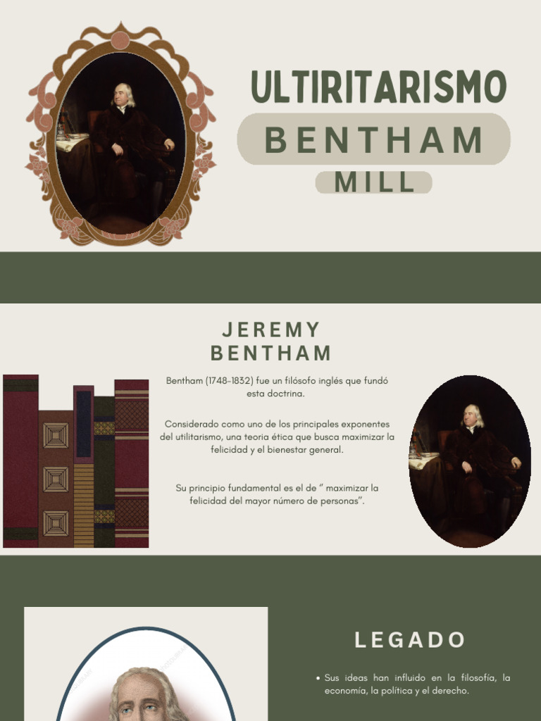 Utilitarismo: Bentham y Mill | PDF | Utilitarismo | John Stuart Mill
