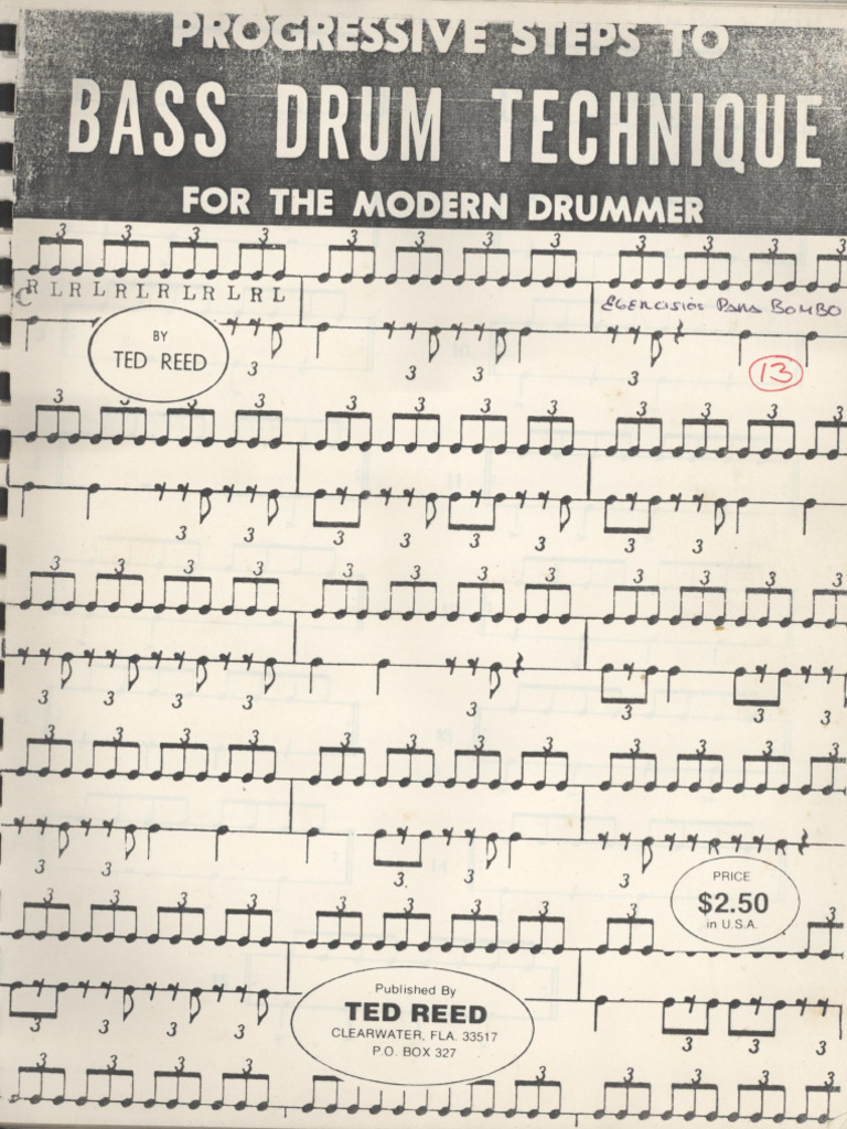 Bass Drum Technique by Ted Reed PDF Free 1 8 | PDF