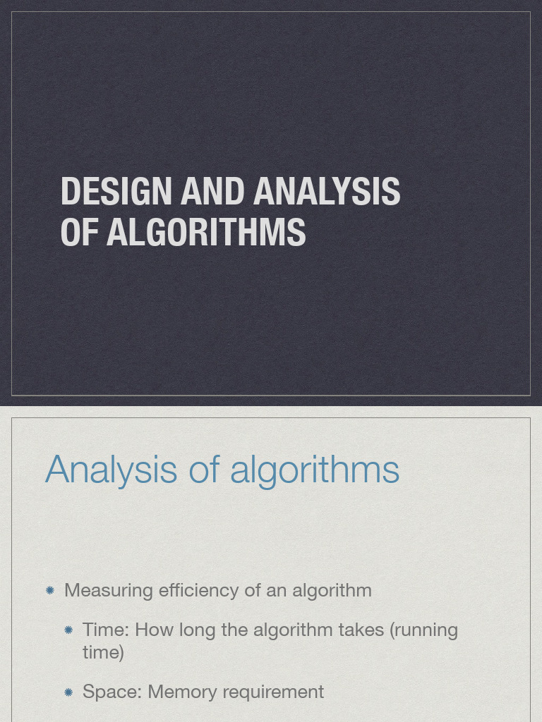 Week1 Module5 Efficiency | PDF | Time Complexity | Logarithm
