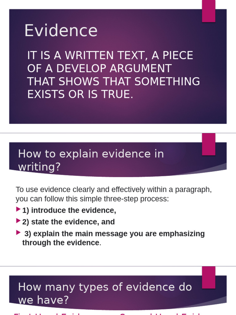 Evidence and Fallacies | PDF | Fallacy | Evidence