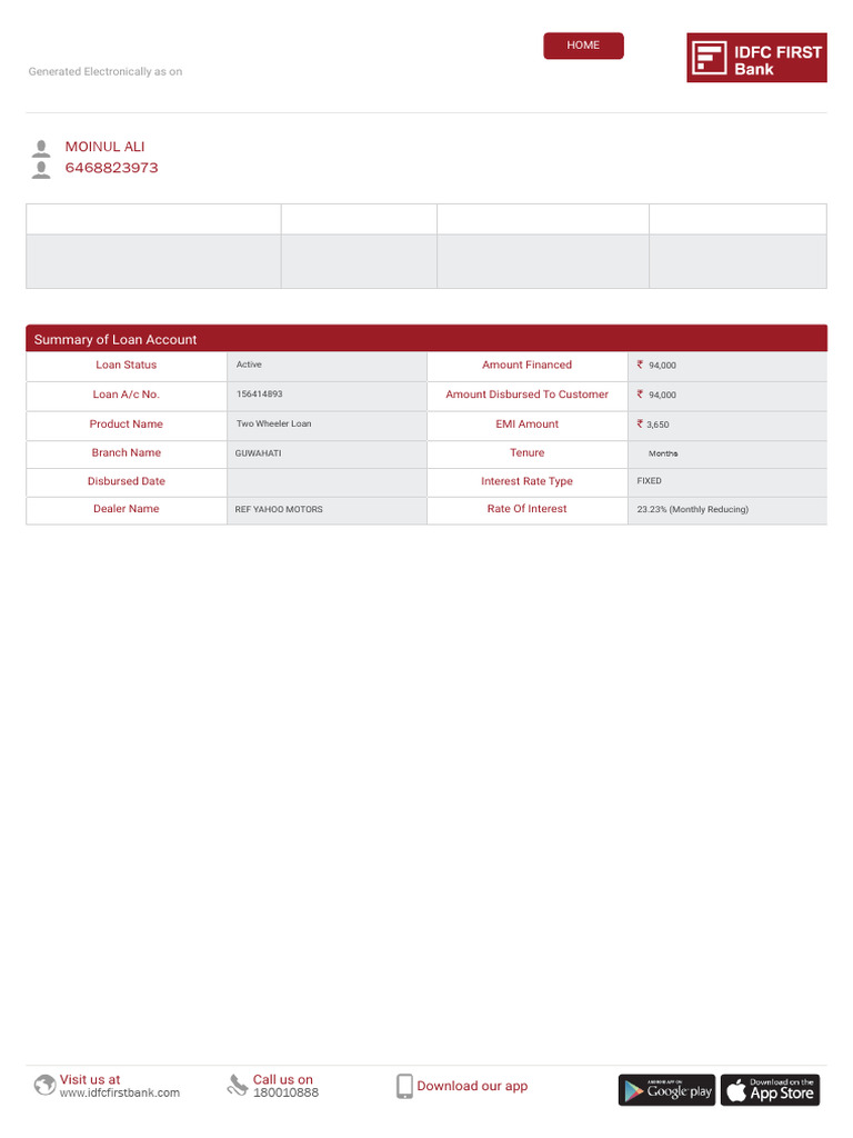 Statement of Accounts - 154429468 | PDF | Banks | Cheque