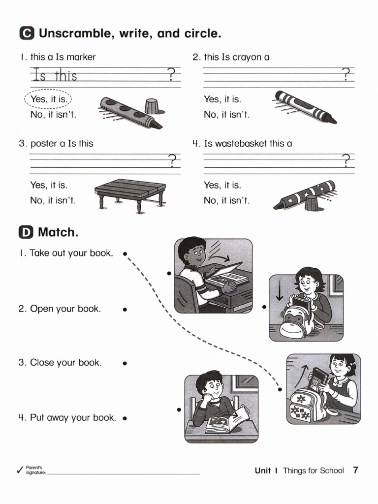 Let's Go 1 Workbook Activities | PDF