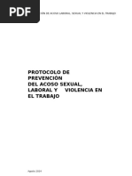 Protocolo Interno de Prevención y Erradicación de La Discriminación | PDF | Violencia ...