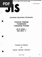 ISO 8015-1985 Technical Drawings Fundamental Tolerancing Principle ...