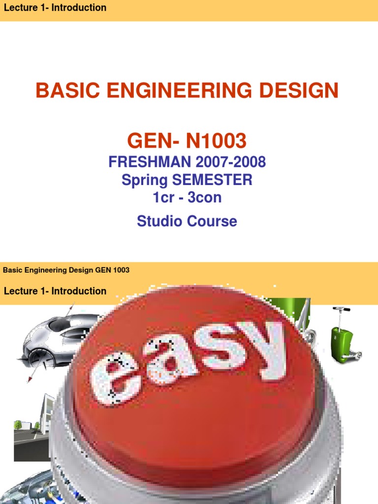 1 Basic Engineering Design Final New | PDF | Engineering Design Process ...