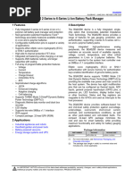 bq34z100-r2 Datasheet | PDF | Lithium Ion Battery | Electrical Engineering