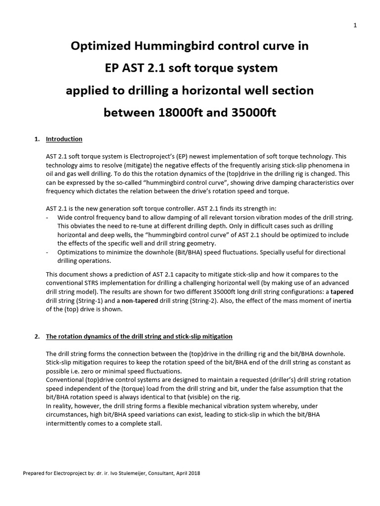 Optimized Hummingbird Control for Drilling | PDF | Classical Mechanics ...