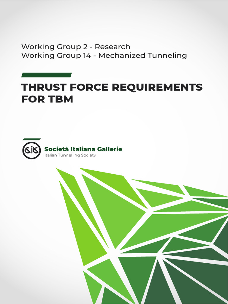 TBM Thrust Force Requirements Guide | PDF