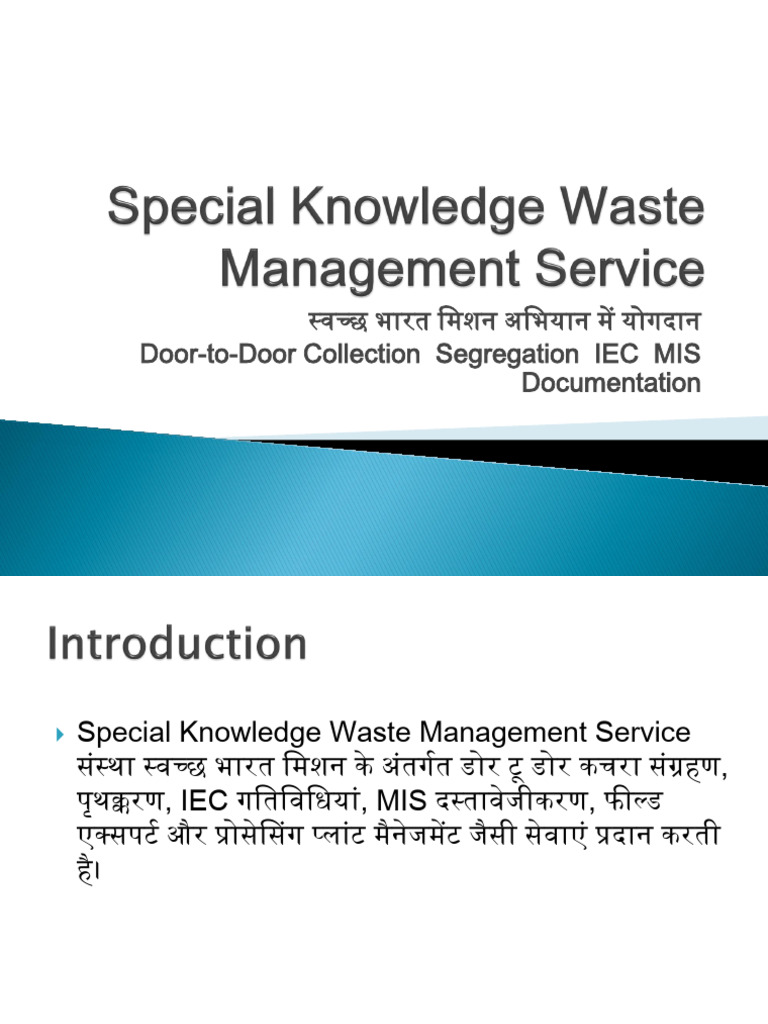 SK Waste Management | PDF