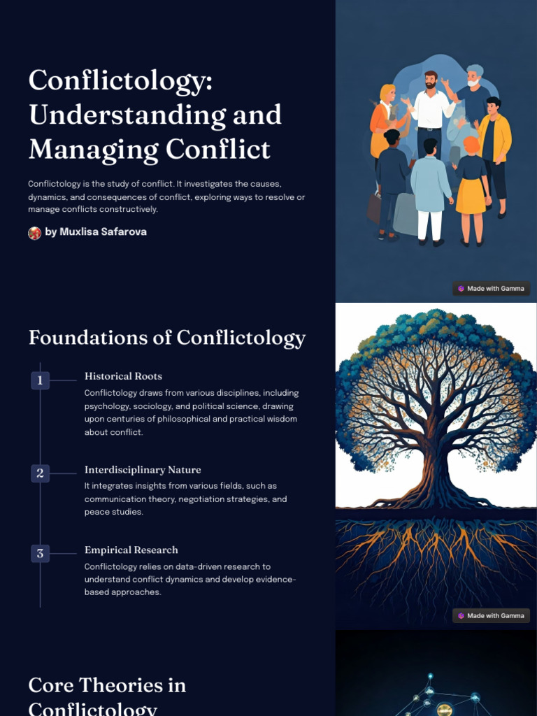 Conflictology Understanding and Managing Conflict | PDF | Conflict Resolution | Behavioural Sciences