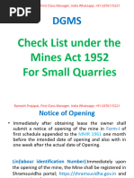 List of Dgms Circulars Act Regulation Rule Wise | PDF | Mining | Fuze