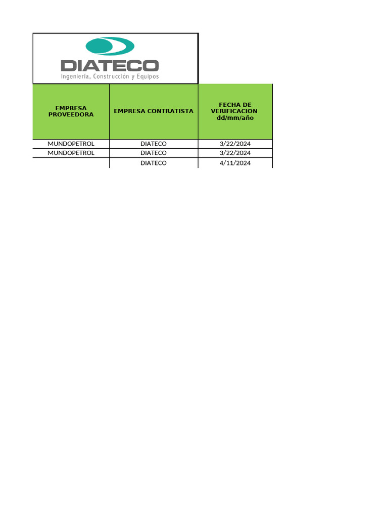 Matriz Equipos y Personal LMC 10-04-2024 | PDF