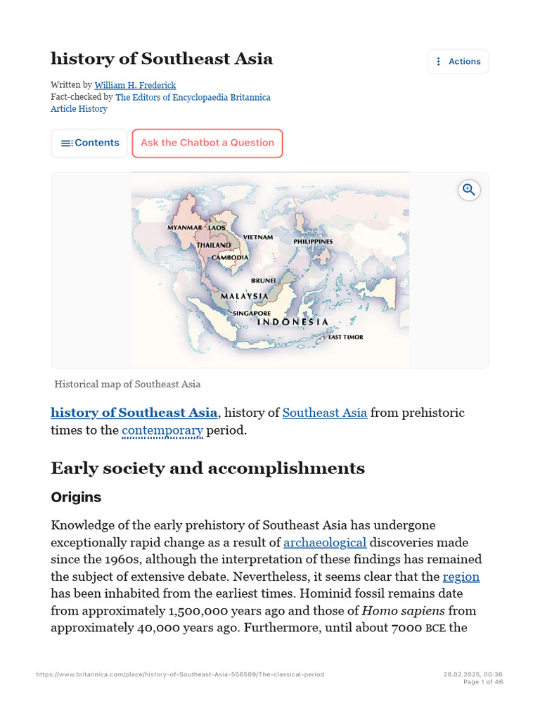History of Southeast Asia - Classical Period, Trade, Empires ...