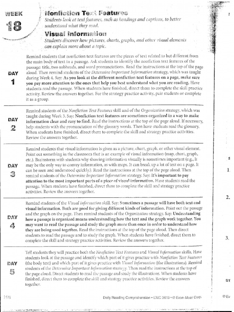 Daily Reading Comprehension 3 10 | PDF