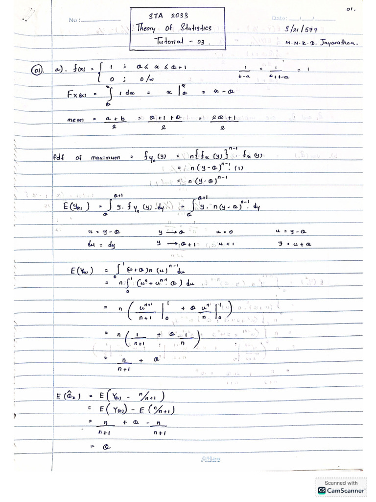 Tutorial 3 | PDF