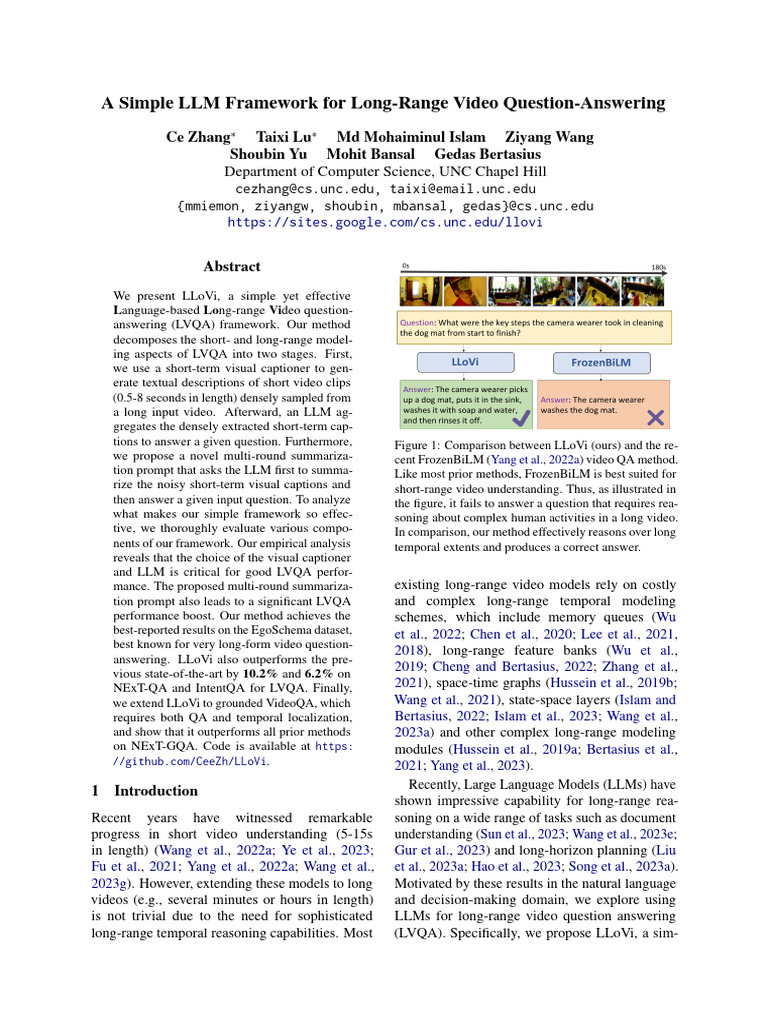 A Simple LLM Framework For Long-Range Video Question-Answering | PDF ...