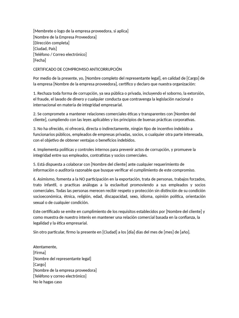 Machote | PDF