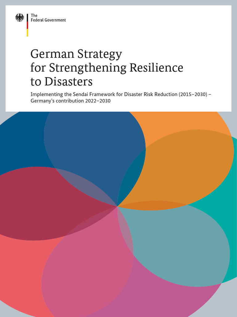 German Strategy Resilience Long Eng Download | PDF | Climate Resilience ...